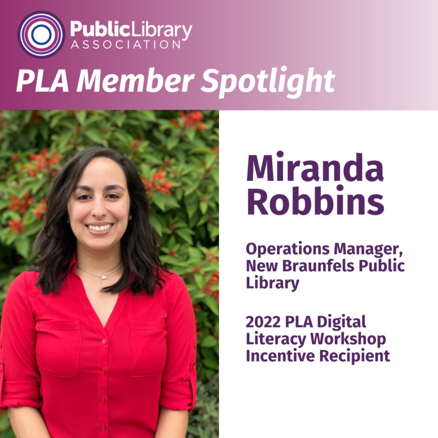 PLA Member Spotlights - Public Libraries OnlinePublic Libraries Online